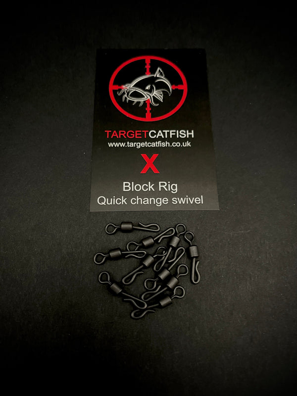 Target Catfish Block rig quick change swivel - Target Cat Fish
